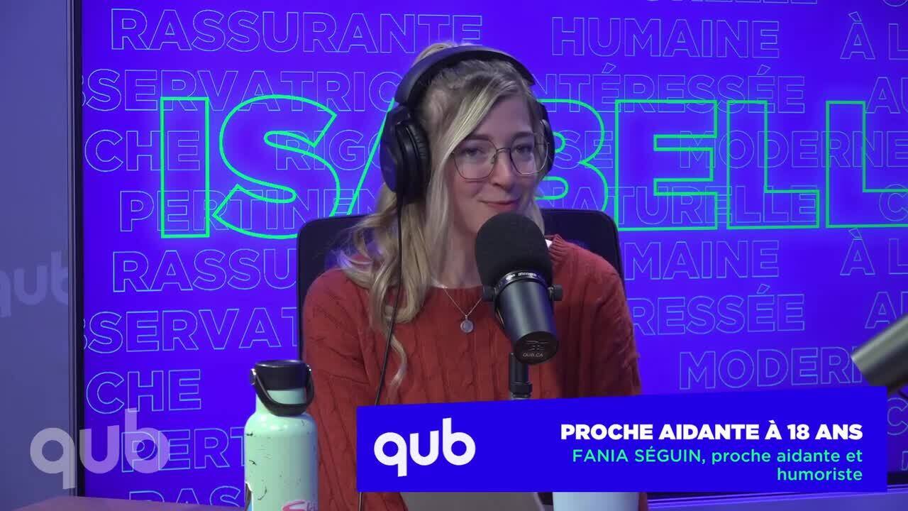 Proche aidante depuis ses 18 ans, l'humoriste Fania Séguin est fière d ...