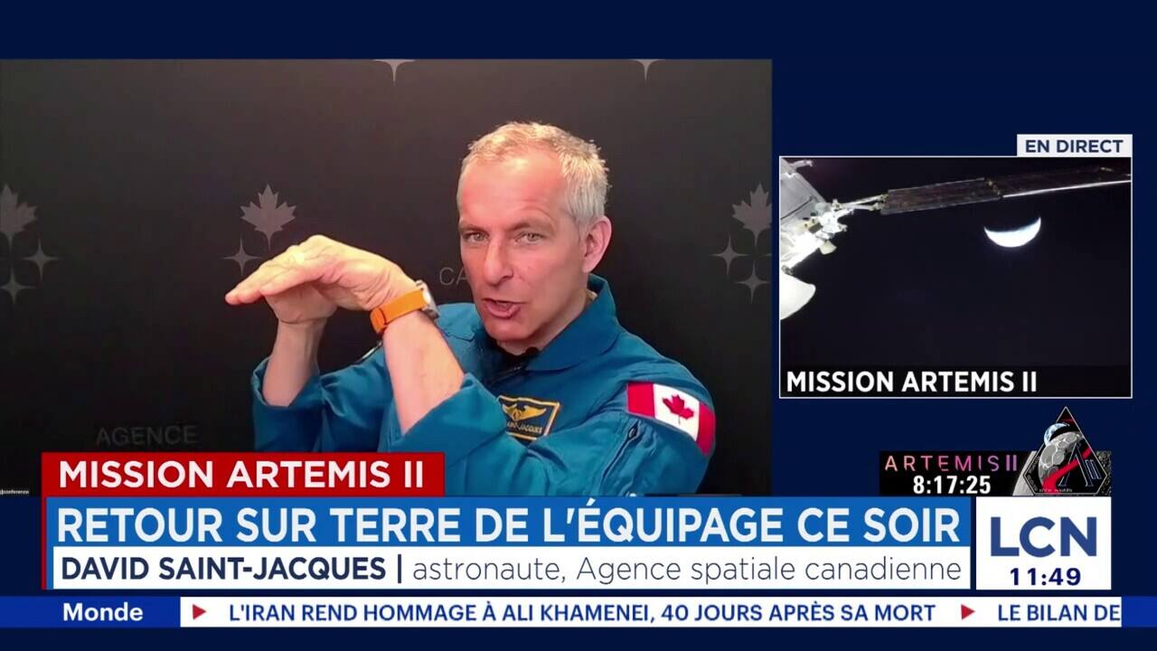 Mission Artemis II: retour sur Terre de l'équipage ce soir - entrevue ...