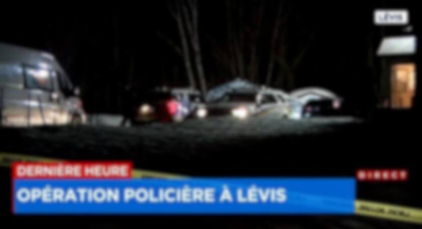 EN IMAGES | Importante opération policière dans une résidence de Lévis ... EN IMAGES | Importante opération policière dans une résidence de Lévis ...