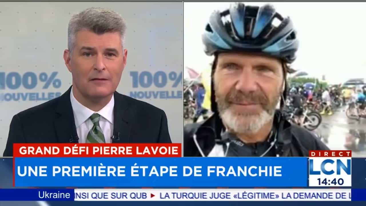 Une première étape franchie pour le Grand Défi Pierre Lavoie - entrevue avec Pierre Lavoie | JDQ ...
