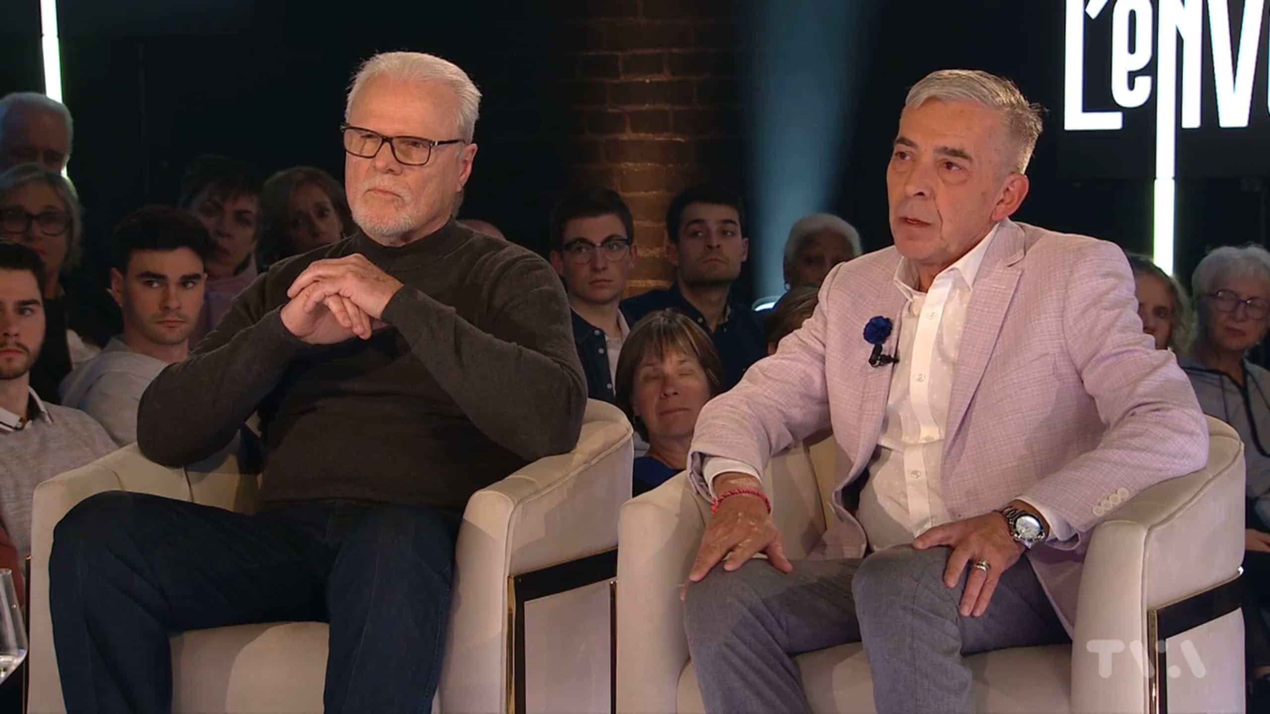 Entrevue avec Daniel Benson et Michel Dunn | Le monde à l'envers | TVA ...