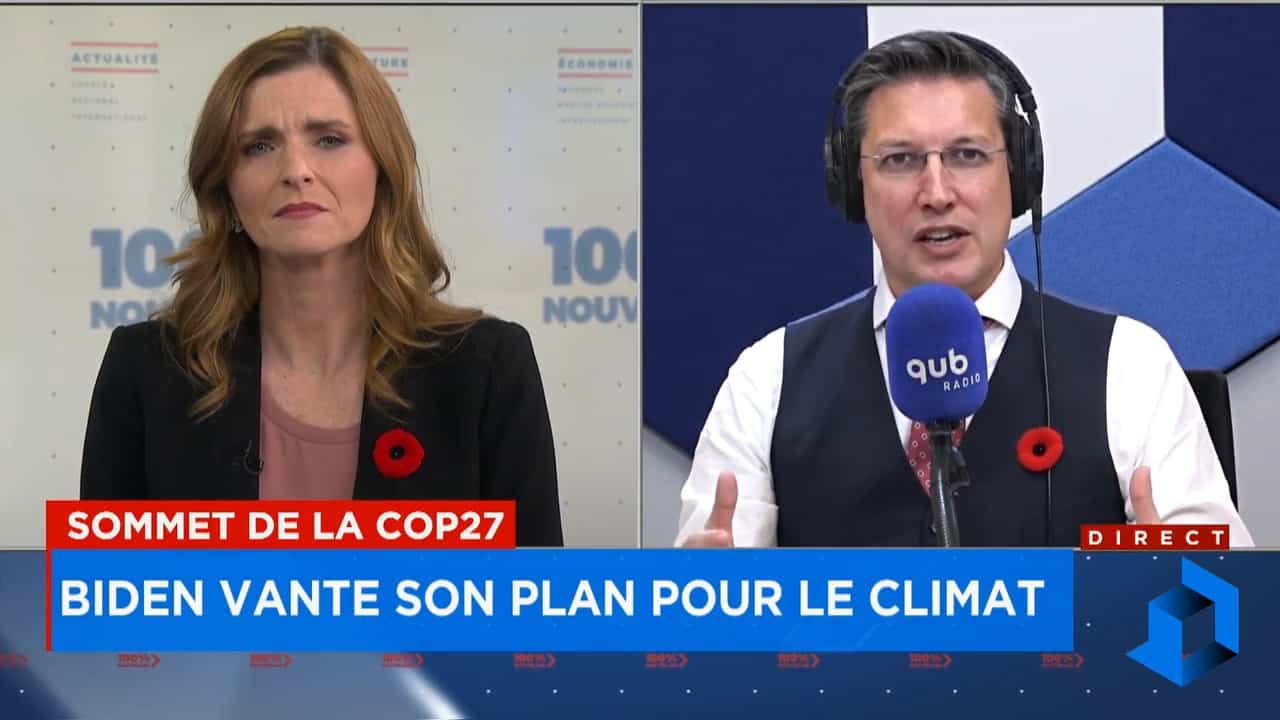 COP 27 : «Les changements climatiques sont à la genèse d'énormément de ...