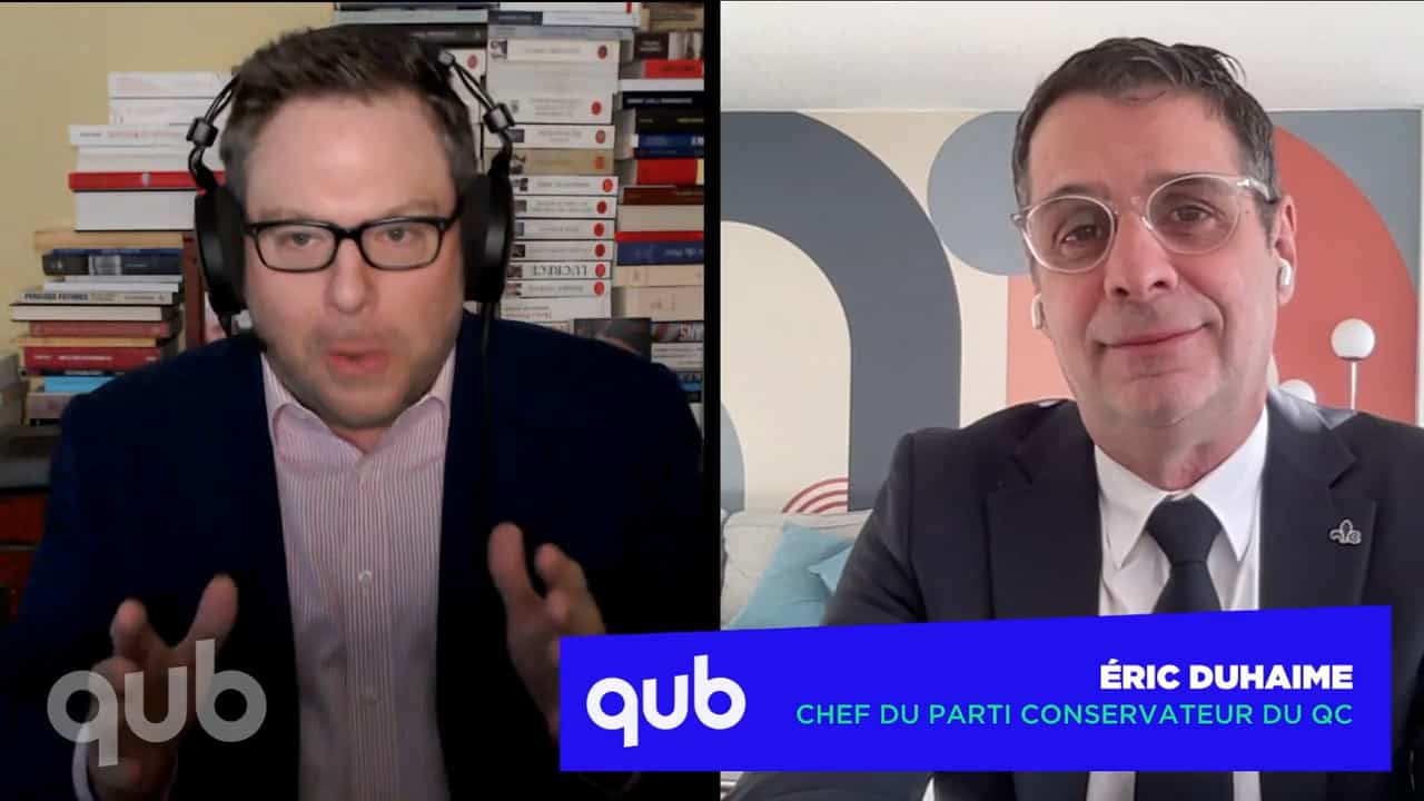 Référendum : échange TRÈS corsé entre Éric Duhaime et Mathieu Bock-Côté | QUB | QUB radio