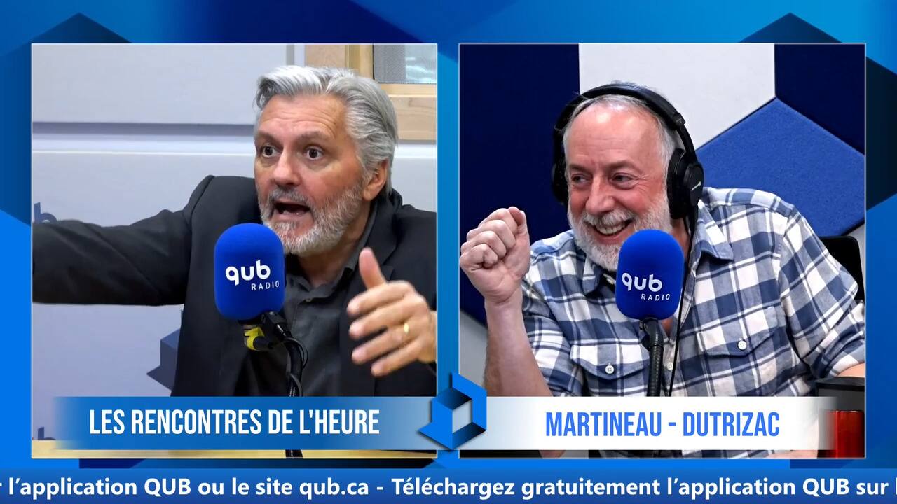 «Jean Charest est sorti des boules à mites!», plaisante Benoit Dutrizac ...